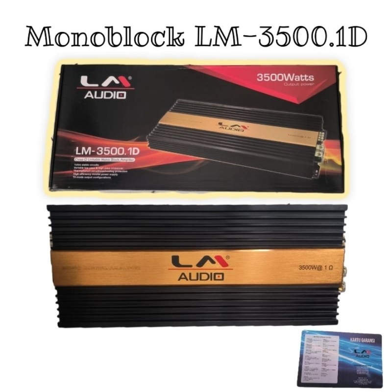 Jual monoblock LM AUDIO 3500.1D | Shopee Indonesia