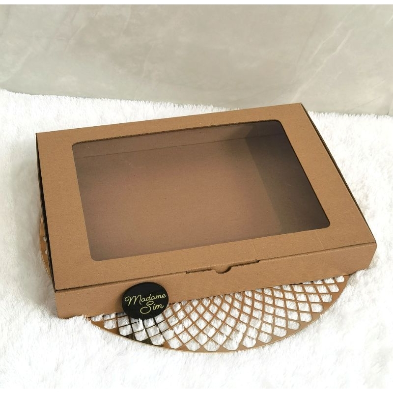 Jual BOX PACKING - KOTAK - KARDUS - DUS 35x25x5 - JENDELA (ISI : 10 PCS ...