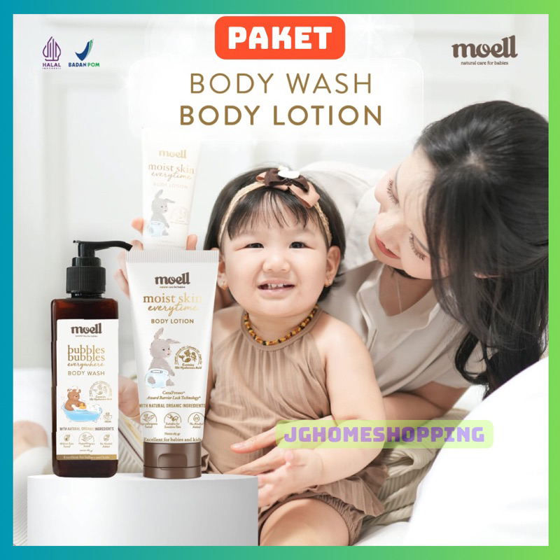 Jual body lotion moell dan body wash moel | Shopee Indonesia
