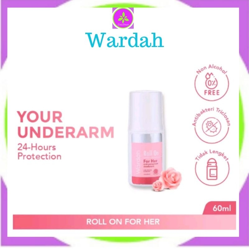 Jual Wardah Roll On For Her 60ml | Shopee Indonesia