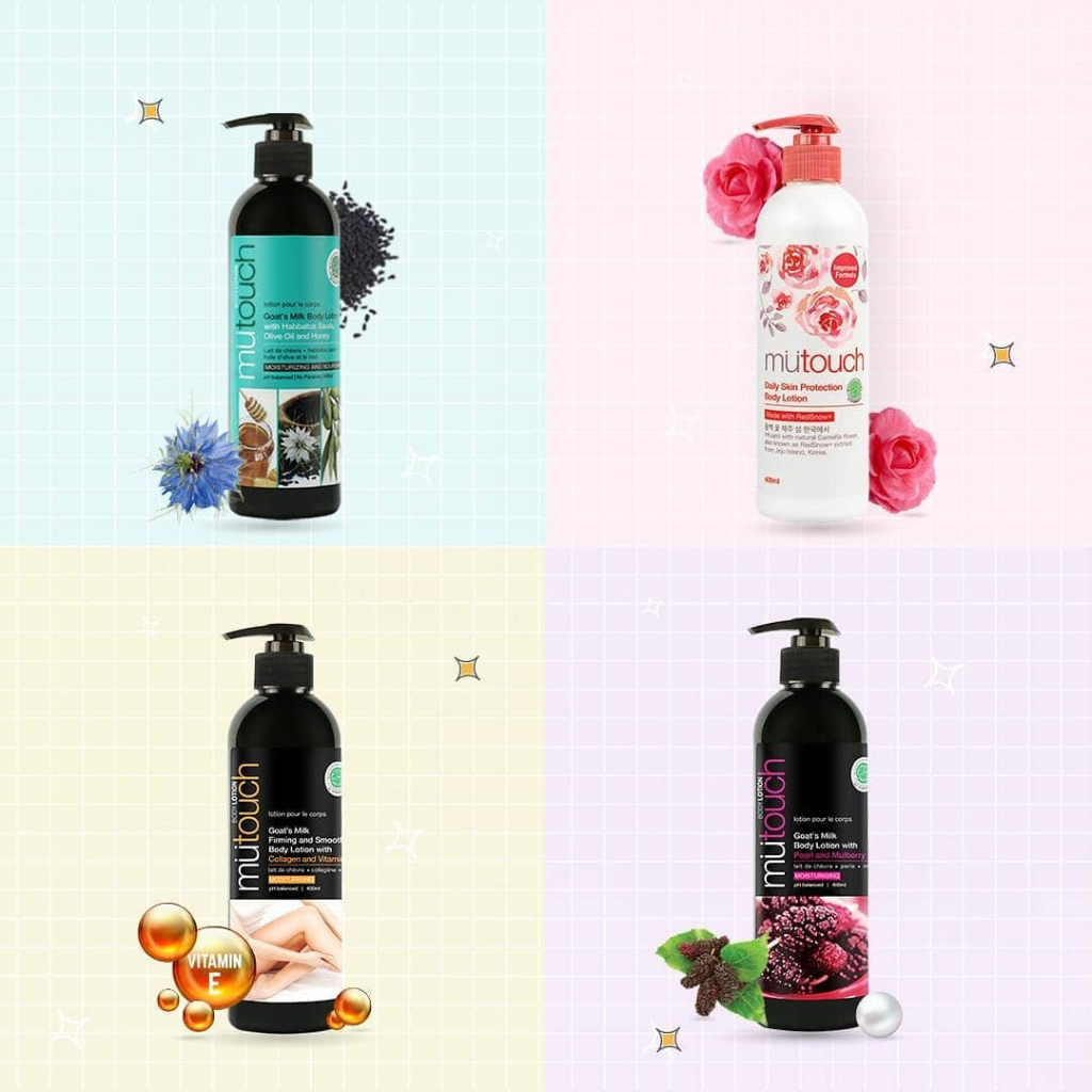 Jual MUTOUCH Goat's Milk Body Lotion 400ml ALL VARIANT - Lotion Tubuh ...