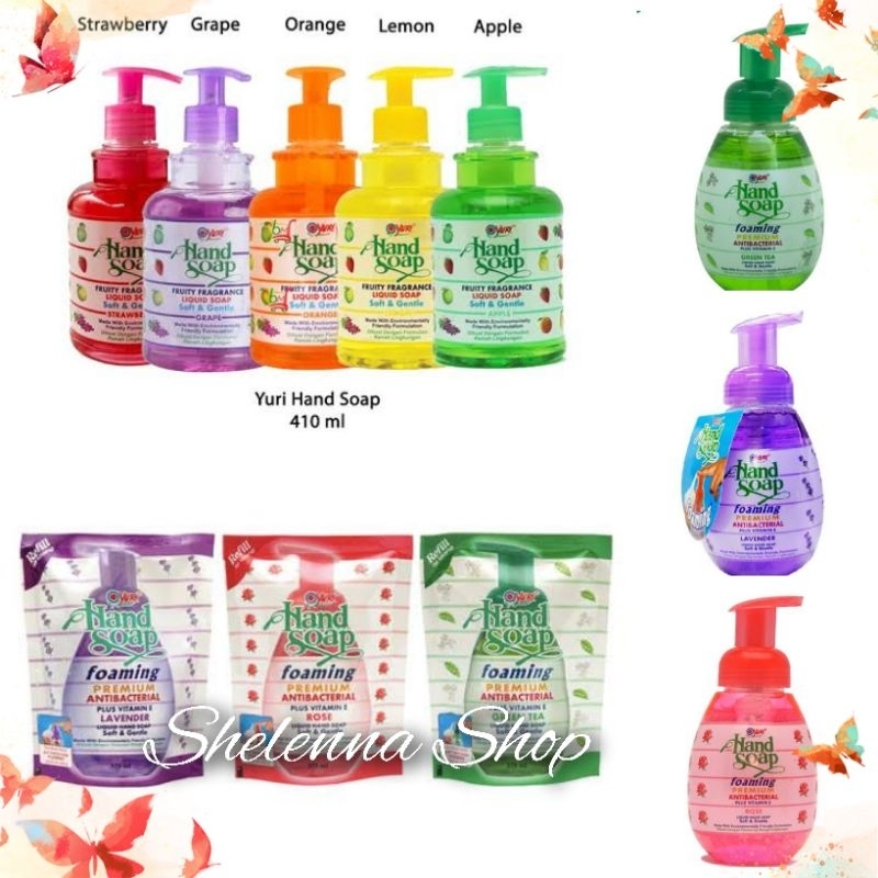 Jual YURI Hand Soap Sabun Cuci Tangan / Foaming Refill Botol 410ml ...