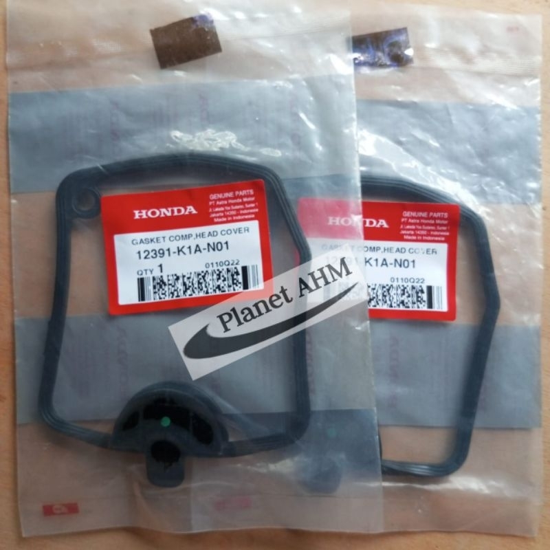 Jual Honda 12391-K1A-N01 Seal Karet Gasket Cylinder Head Cover Genio Beat LED Eco Street K1A ...