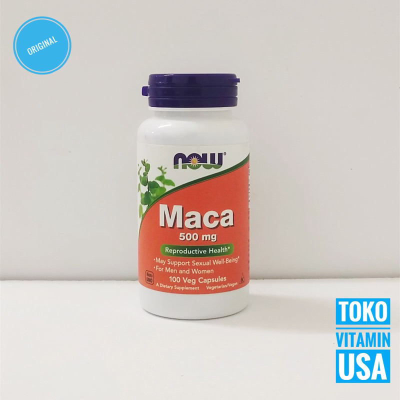 Jual Now Foods Maca 500 mg Reproductive Health 100 Caps Now Maca | Shopee Indonesia