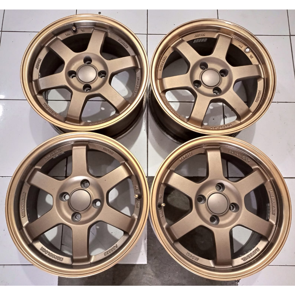 Jual Velg Te37 Ring 15 Lebar 7 Lobang Baut 4x100 Buat Mobil Sigra Calya ...