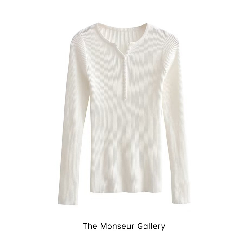 Jual The Monseur Gallery Kaos Rajut Import Lengan Panjang Wanita Korean ... Jual The Monseur Gallery Kaos Rajut Import Lengan Panjang Wanita Korean ...