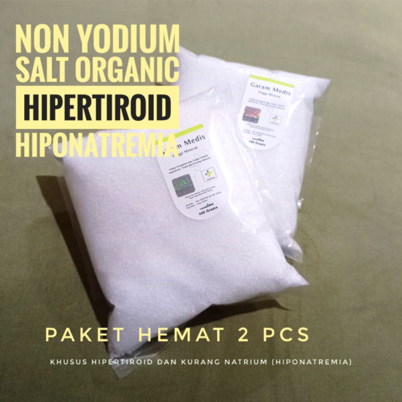 Jual Garam Medis Organic non Yodium khusus Tiroid Hipertiroid dan ...