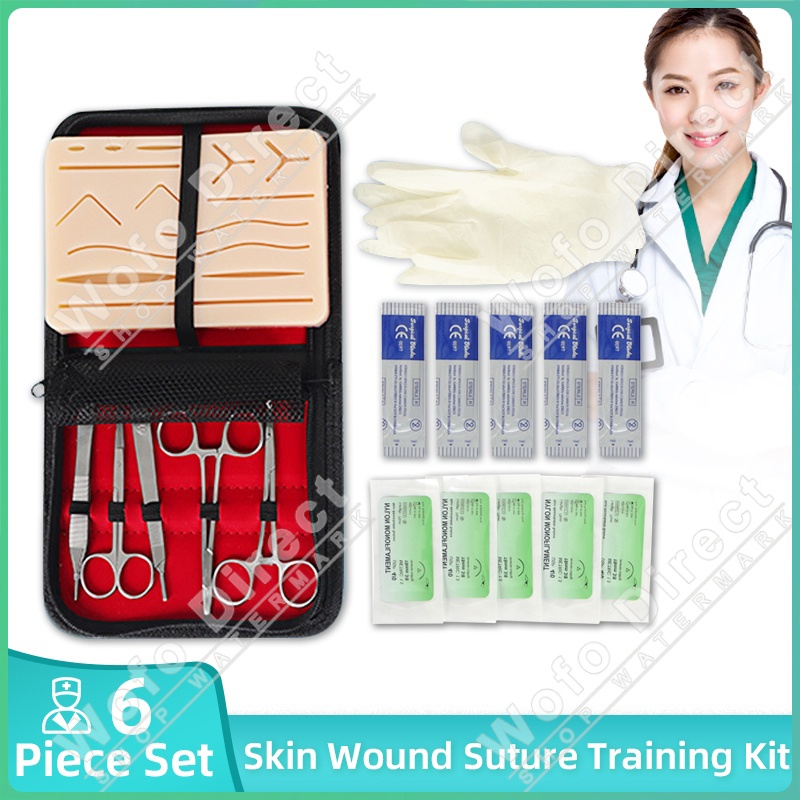 Jual Model Kulit Silikon suture Pad Sutura Latih Jahit Luka Medis Wound ...