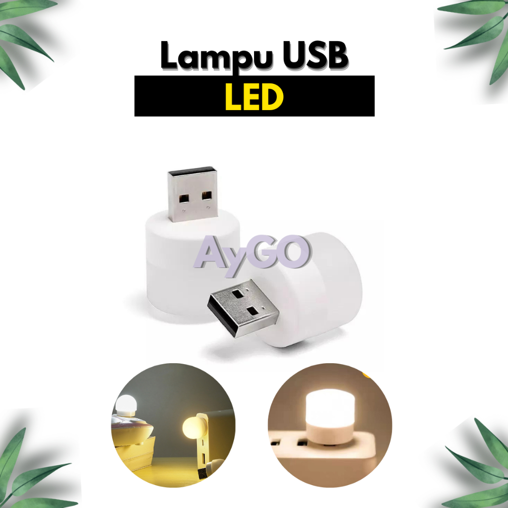 Jual LAMPU USB LED MINI / PORTABLE LAMP / LAMPU TIDUR / LAMPU BACA | Shopee Indonesia