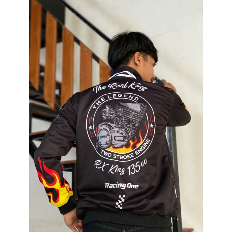Jual (COD) JAKET RACING RACING RX-KING THE REAL KING 135CC NEW ORIGINAL ...