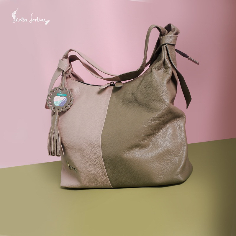 Jual Mona Totebag (totebag kulit sapi) | Shopee Indonesia