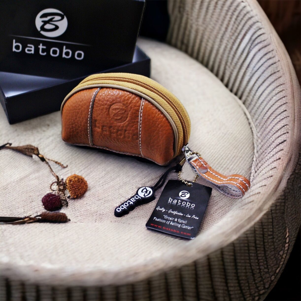 Jual Dompet Kulit Asli Batobo B001410 dompet kosmetik dompet koin ...