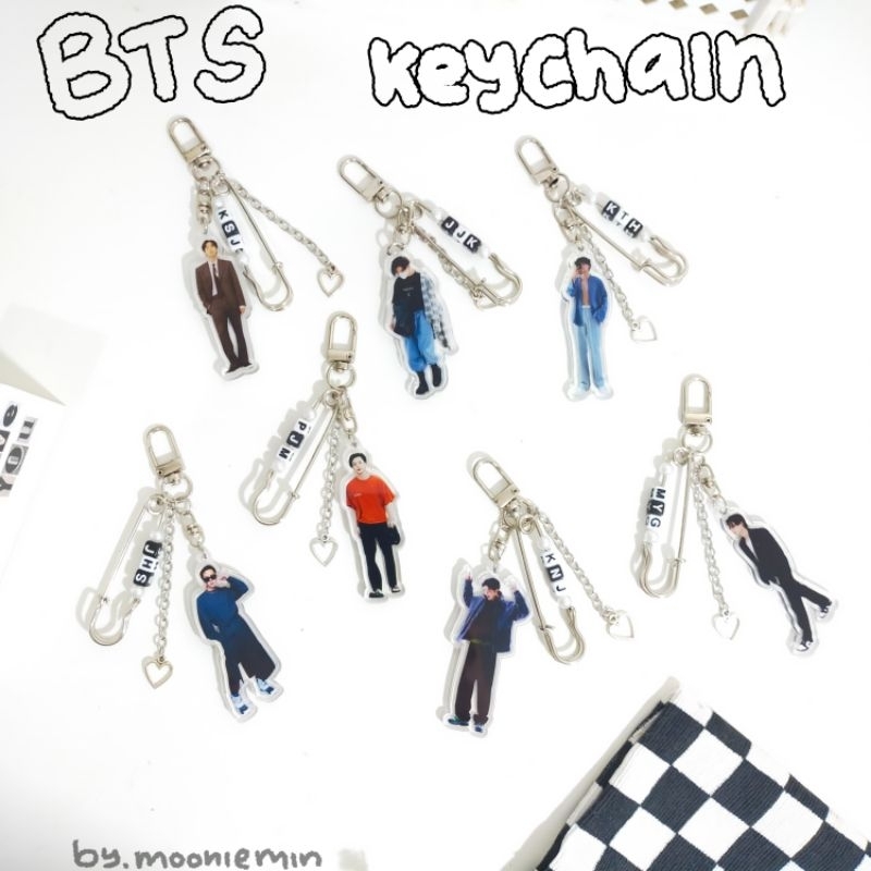 Jual [Ready Stock] Keychain | Gantungan Kunci | BTS | JK Taehyung Jimin suga seokjin Namjoon ...