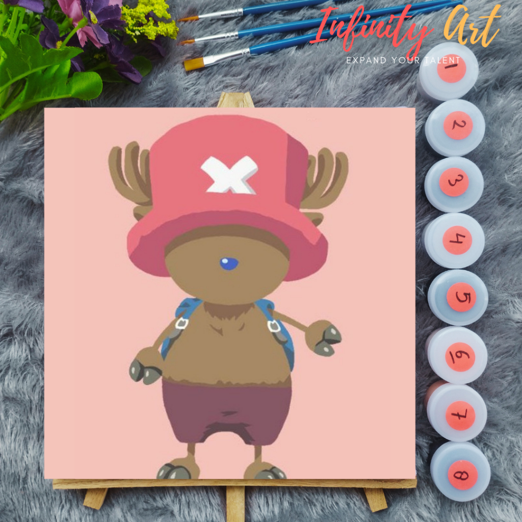 Jual Paint by Number Anime One Piece Kru Topi Jerami Luffy - DIY Kit ...