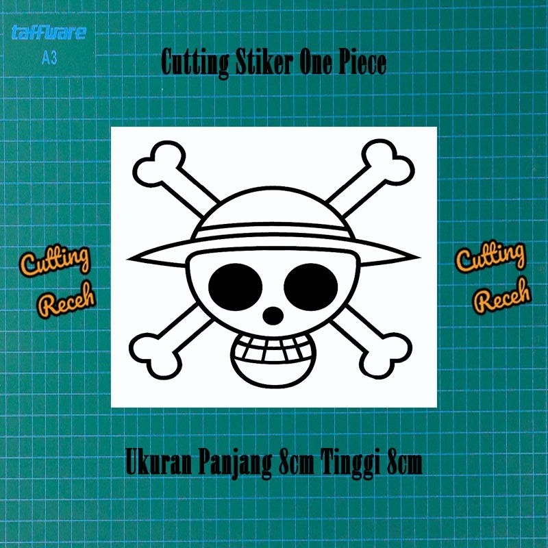 Jual Stiker Cutting Anime One Piece Monkey D Luffy | Shopee Indonesia