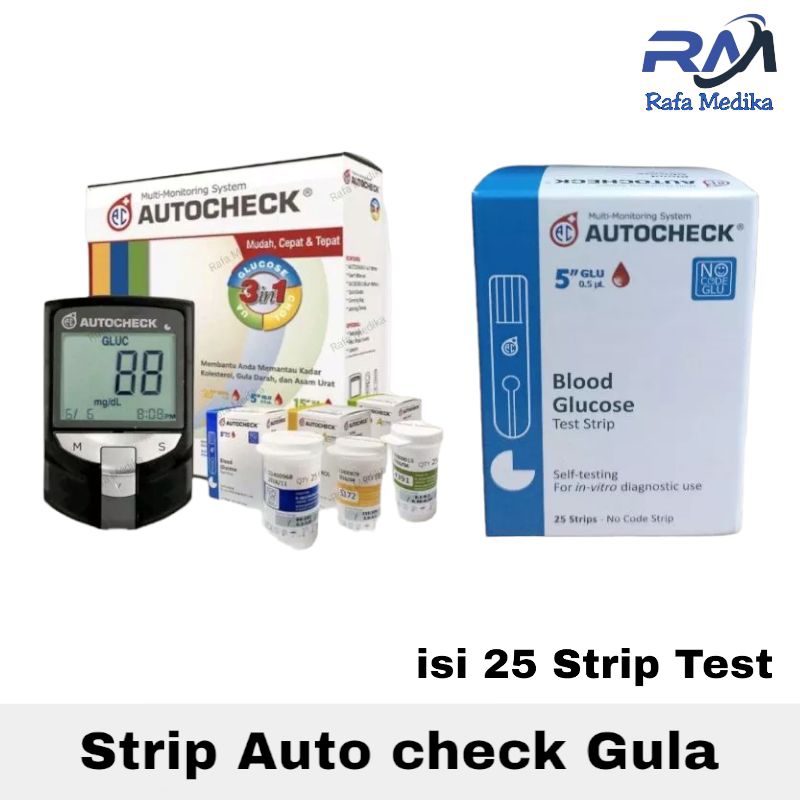 Jual Strip Autocheck Gula Strip AutoCheck Glucose Strip Gula | Shopee ...