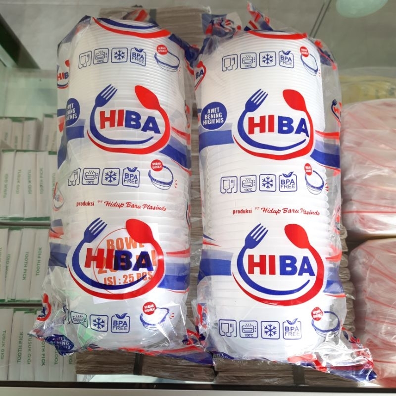 Jual Thinwall Food HIBA 300 ml / cup plastik makanan bubur puding baso ...