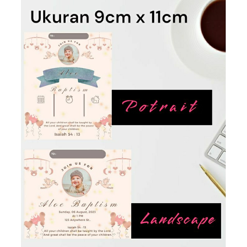 Jual Undangan Anak Tema Template - Ukuran Kecil | Shopee Indonesia