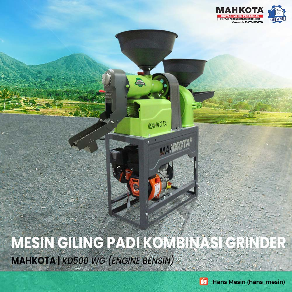 Jual Mesin giling padi dan penepung KD 500 Mahkota original | Shopee Indonesia