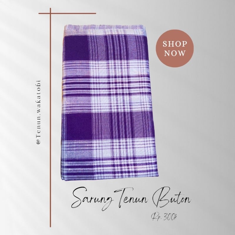 Jual SARUNG TENUN KHAS BUTON | Shopee Indonesia