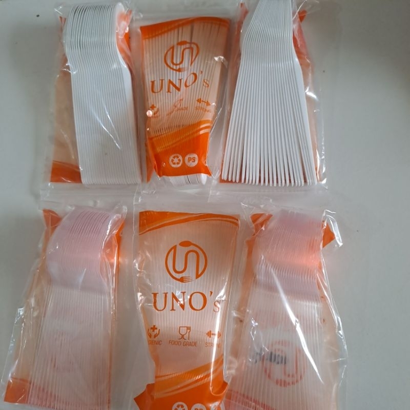 Jual sendok makan plastik uno | Shopee Indonesia