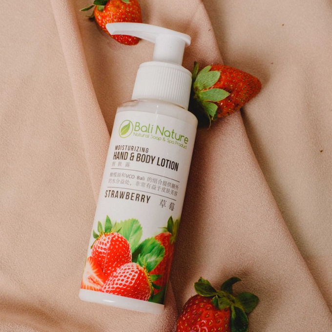 Jual Strawberry Body Lotion - Bali Nature | Shopee Indonesia