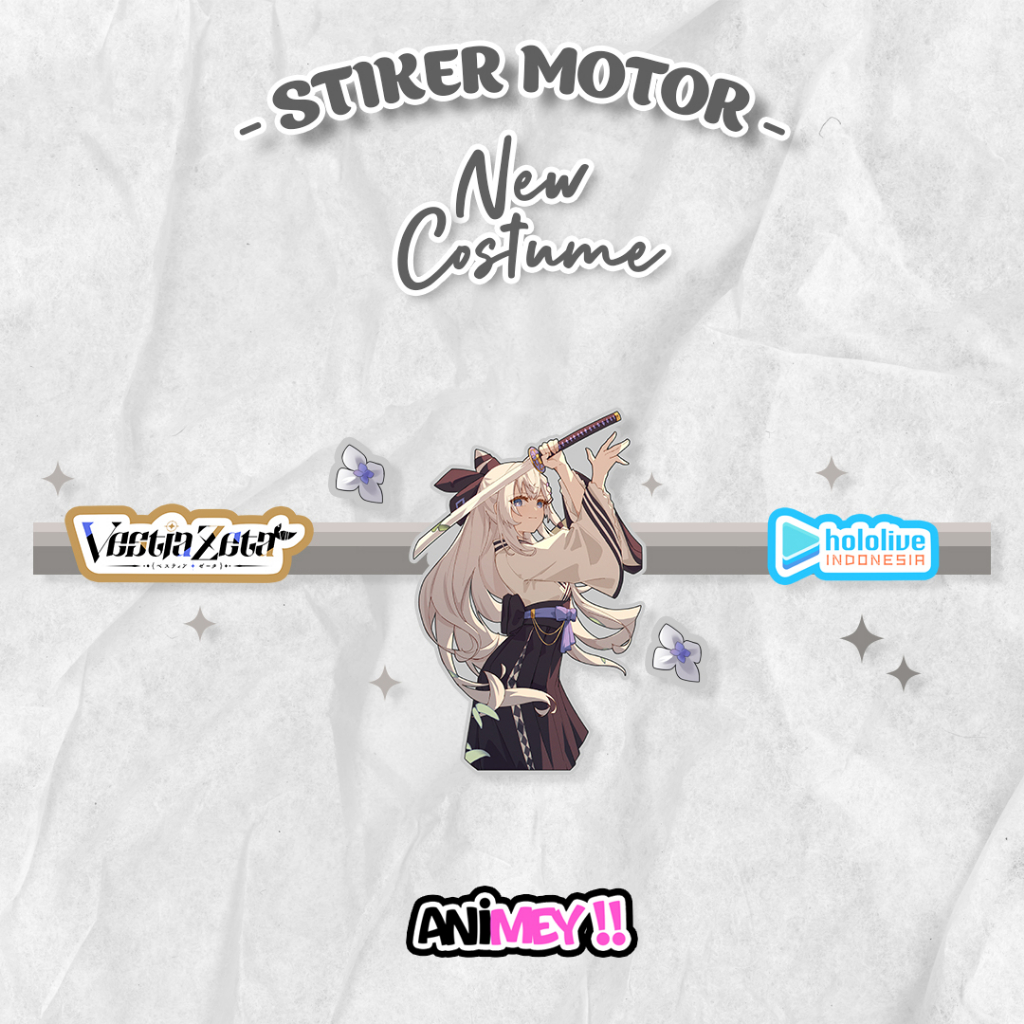 Jual Sticker Motor Vestia Zeta / Striping motor Zeta / Striping Anime ...