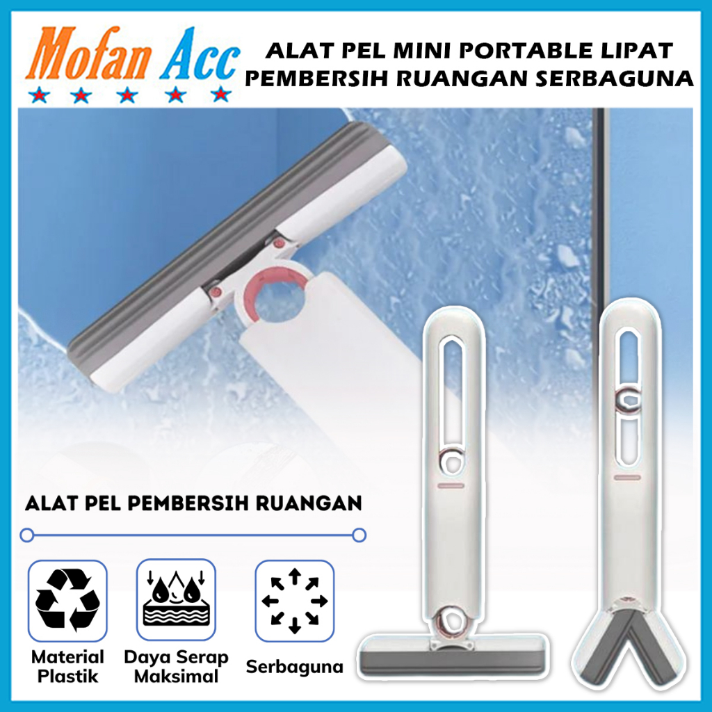Jual Alat Pel Mini Portable Mop / Kain Pel Spons Busa Penyerap Air ...
