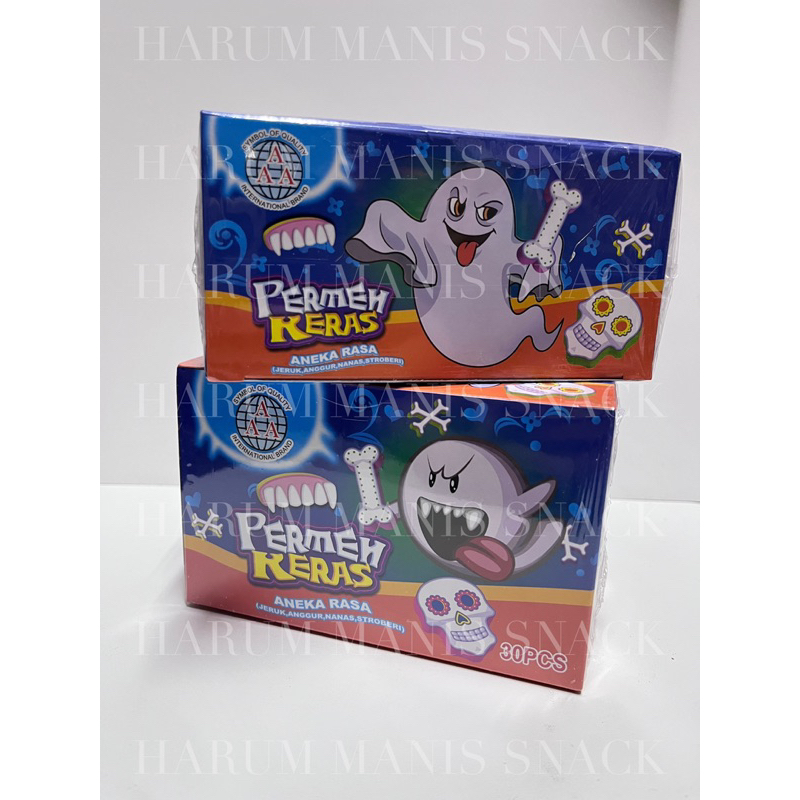 Jual AAA Permen Keras Tulang Skeleton Sachet isi 30 pcs | Shopee Indonesia