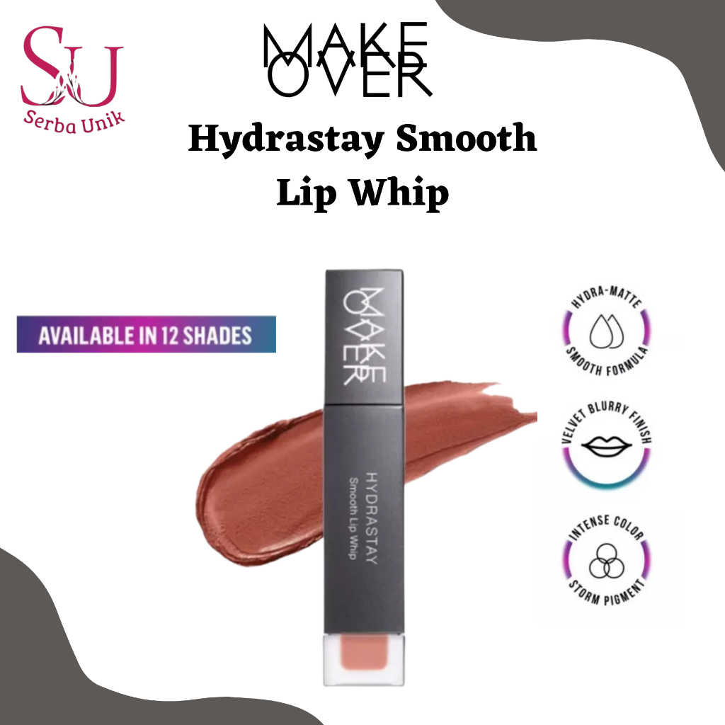 Jual Make Over Hydrastay Smooth Lip Whip 6.5g | Lipcream | Shopee Indonesia