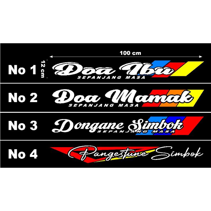 Jual tulisan DOA IBU | Shopee Indonesia