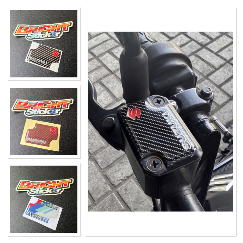Jual Sticker Stiker Emblem Tutup Minyak Master Rem SATRIA FI GSX timbul ...