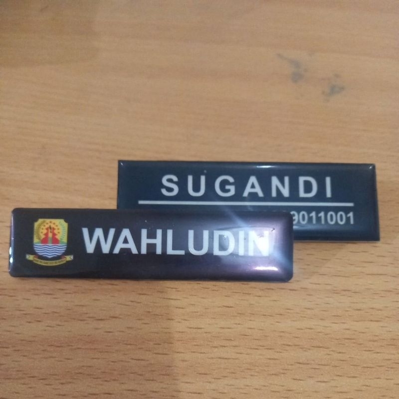 Jual Nametag / name tag / Papan Nama / Papan dada / Name Tag Akrilik ...