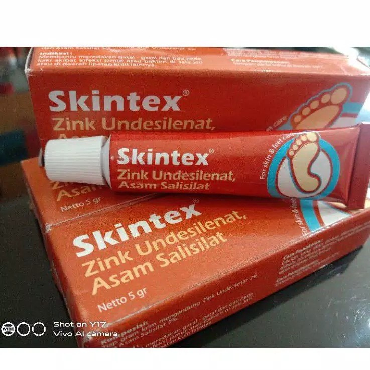 Jual Skintex cream 5 gram ( menghilangkan bau kaki ) | Shopee Indonesia