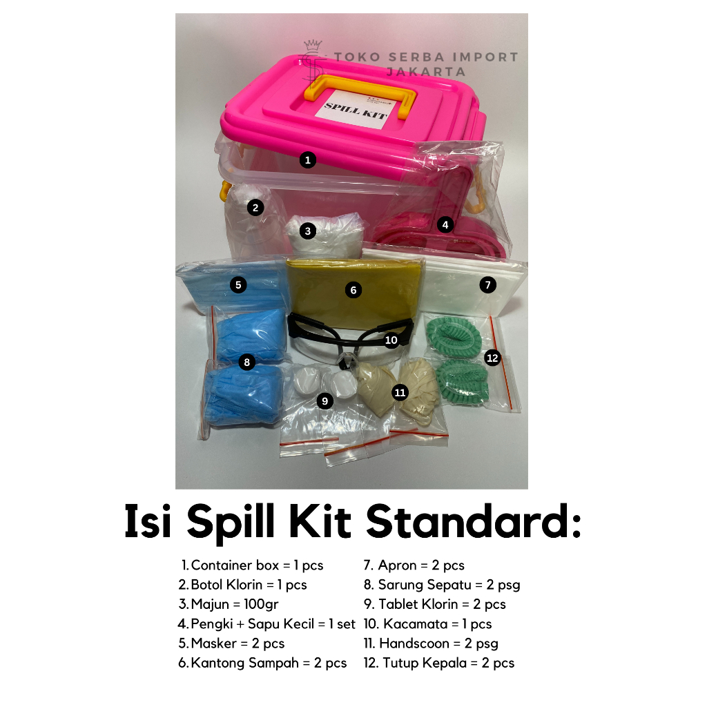 Jual SPILL KIT INFEKSIUS/ APD Rumah Sakit/ Puskesmas/ Klinik | Shopee ...
