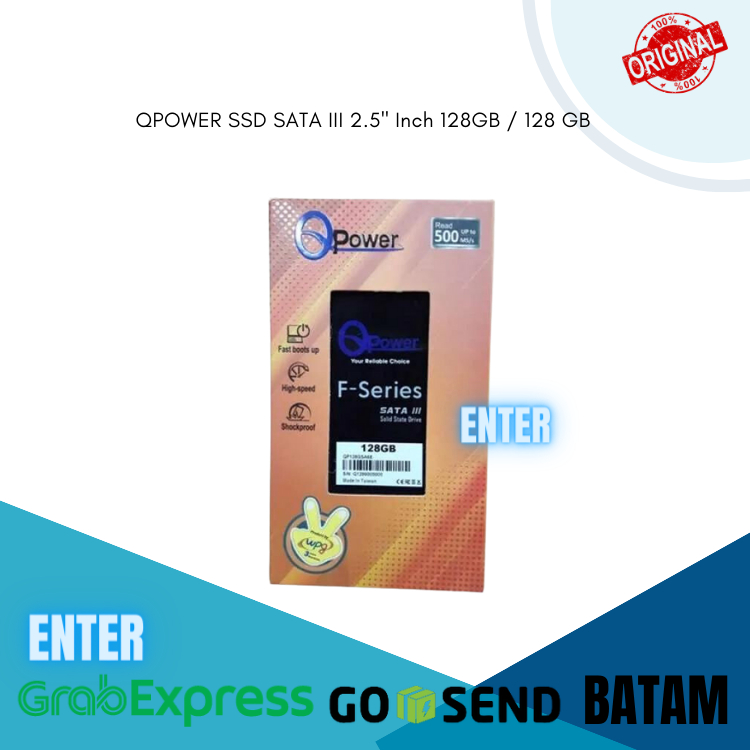 Jual SSD SATA III QPOWER 2.5" Inch 128GB | Shopee Indonesia
