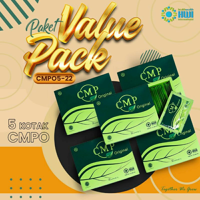 Jual PROMO!! CMP Original Value Pack ( 5 kotak ) | Shopee Indonesia
