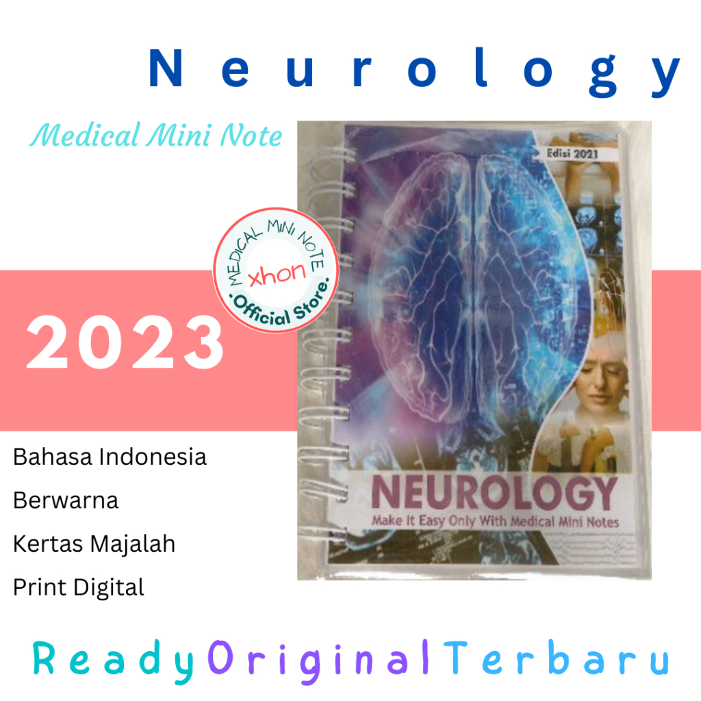 Jual ORIGINAL TERBARU Neurology| MMN / Medical Mini Note Kedokteran Neurologi Syaraf Saraf Neuro ...