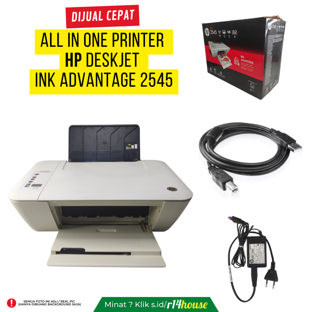 Jual ALL IN ONE PRINTER HP DESKJET INK ADVANTAGE 2545 (TIDAK TERMASUK ...