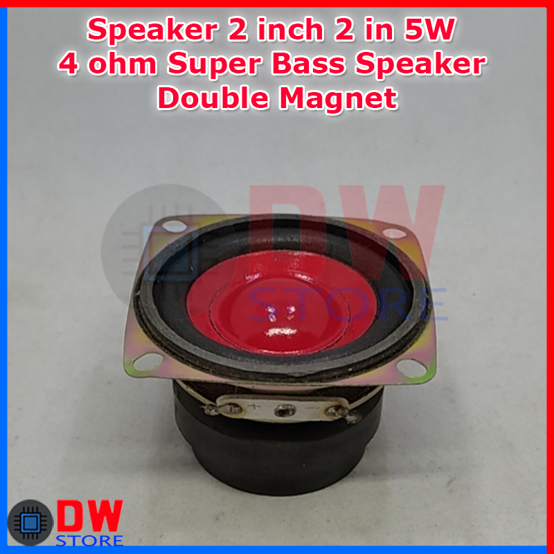 Jual Speaker Mini 2in 2 inch 2 in 5W 4 ohm Bluetooth Super Bass Double ...