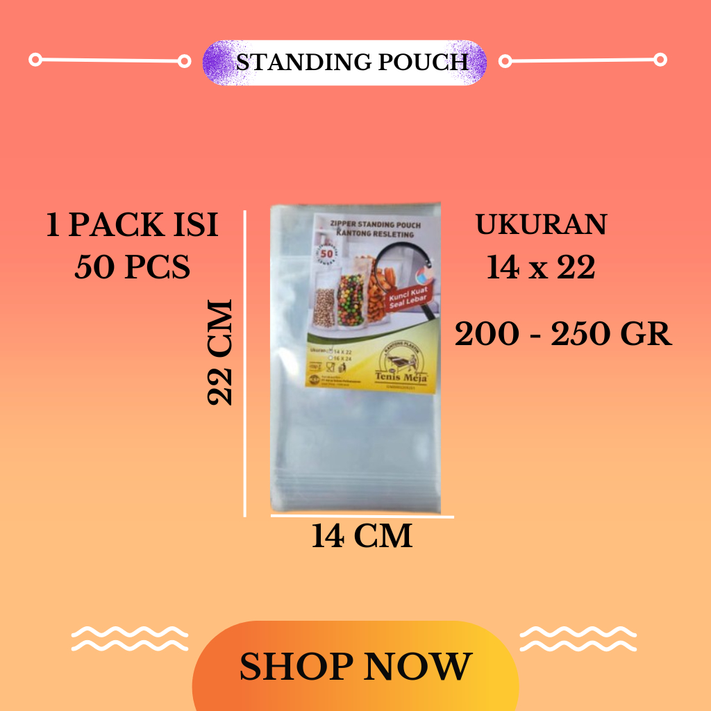 Jual Standing Pouch/Plastik Standing Pouch/Standing Pouch bening ...