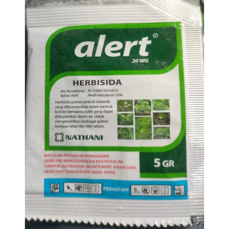 Jual HERBISIDA ALERT 20 WG 5 GRAM | Shopee Indonesia
