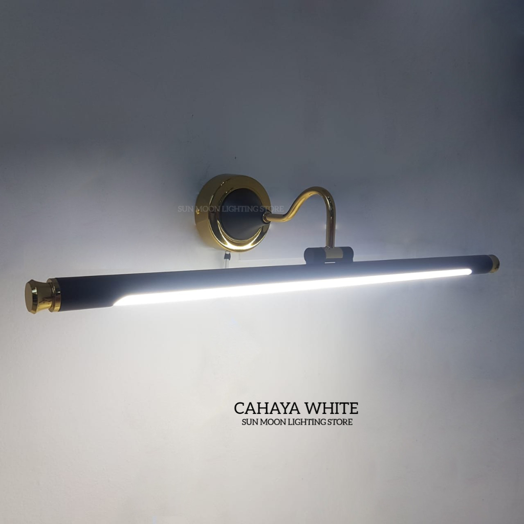 Jual Lampu dinding lukisan modern led 11w panjang 60cm mirror cermin ...