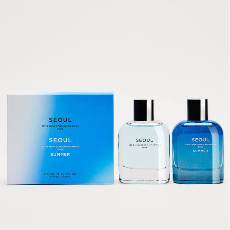 Jual Parfum Zara Seoul + Seoul Summer 100 ML (2pcs) | Shopee Indonesia