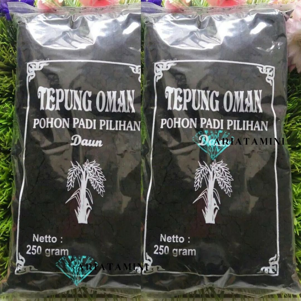 Jual Abu Merang Tepung Oman Pohon Padi Pilihan Netto 250 Gram Pewarna ...