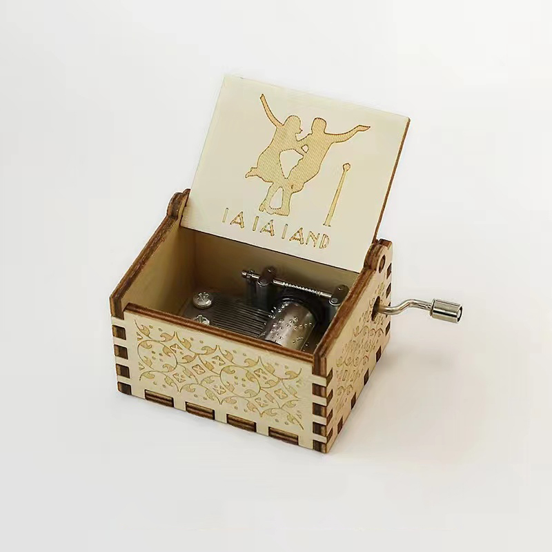 Jual Kotak Musik Kayu Wooden Music Box Vintage Diputar Manual | Shopee ...