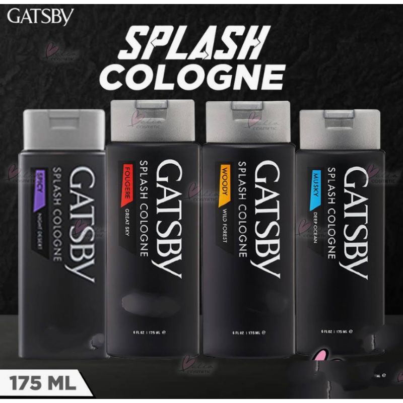 Jual Gatsby splash Cologne Woody Super Parfume Elegant series 175ml ...