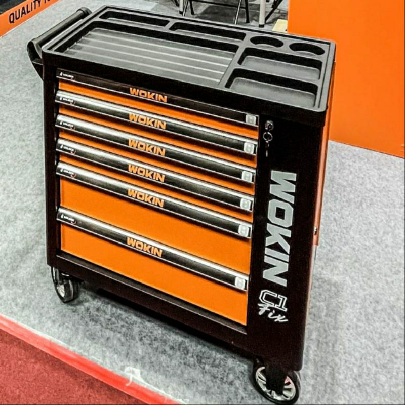 Jual Tool Box Set Mechanical Tool Set Trolley Roller Cabinet Drawer ...