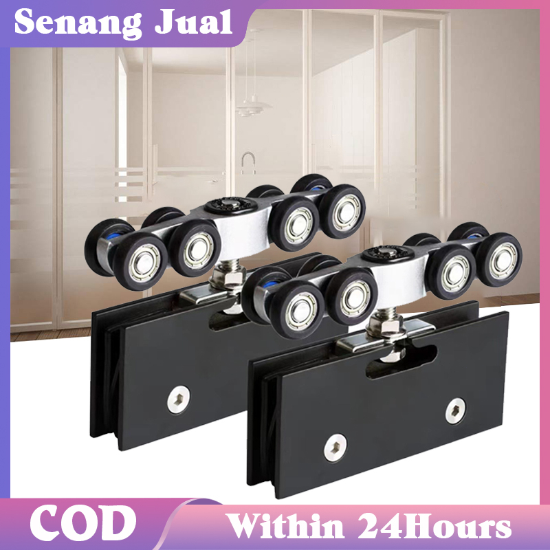 Jual Roda Pintu Geser / Pintu Kaca Roller Roda Gantung / 8 Roda Halus Bisu / Roda Gantung Pulley ...