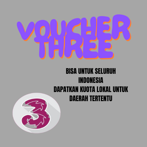 Jual Voucher Isi Ulang Kuota Three | Isi Kuota Three Murah | Vucher ...